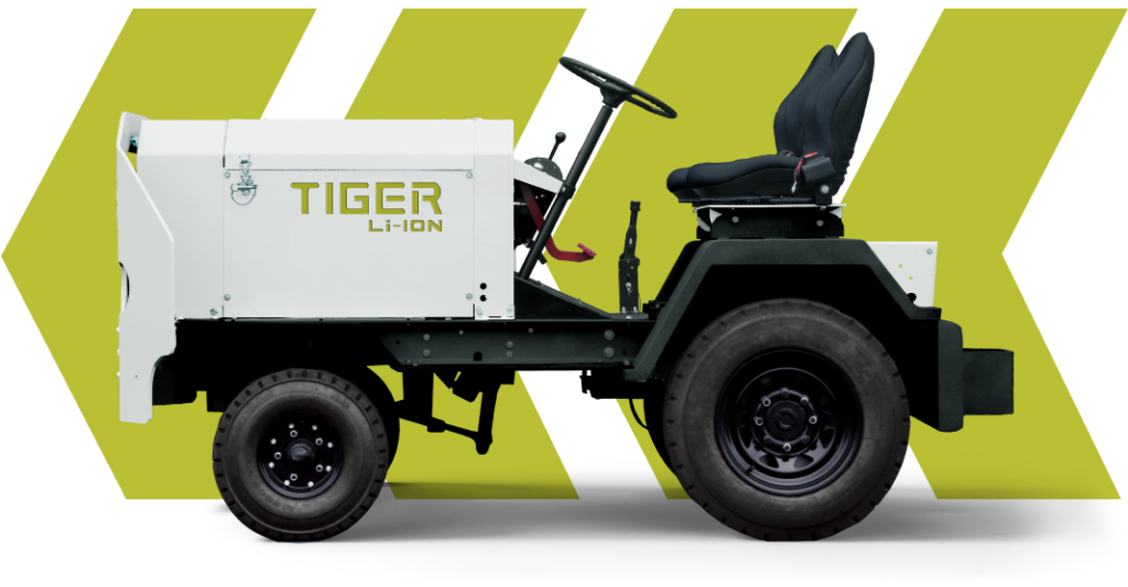 Electric Tow Tractors | Baggage Tugs | Tiger Li-Ion